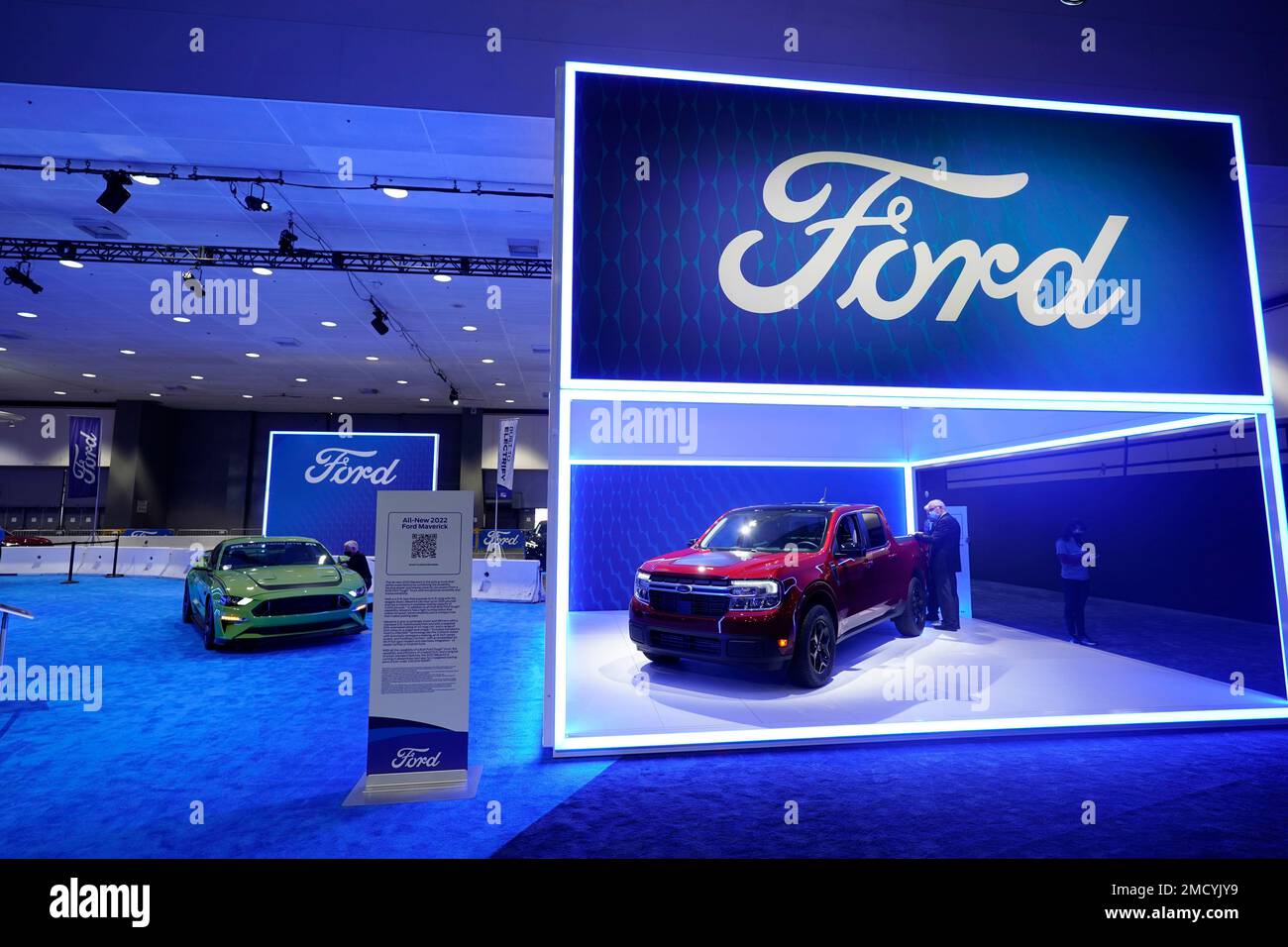 Ford Motors displays its new vehicles at the AutoMobility LA Auto Show ...