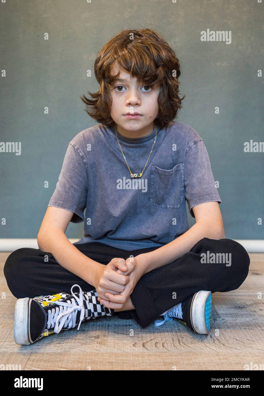 Woody Norman poses for a portrait to promote his film "C'mon C'mon" at ...