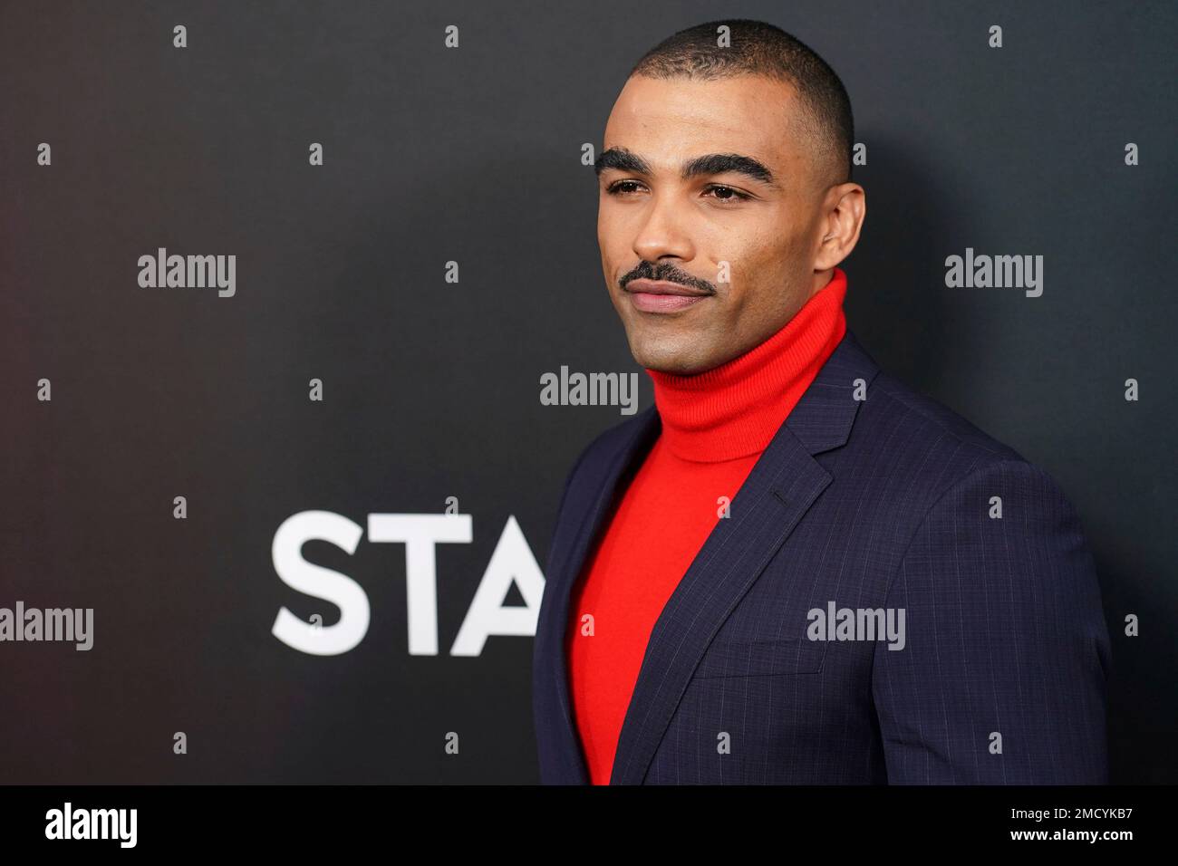 Toby Sandeman attends the premiere of the Starz television series ...