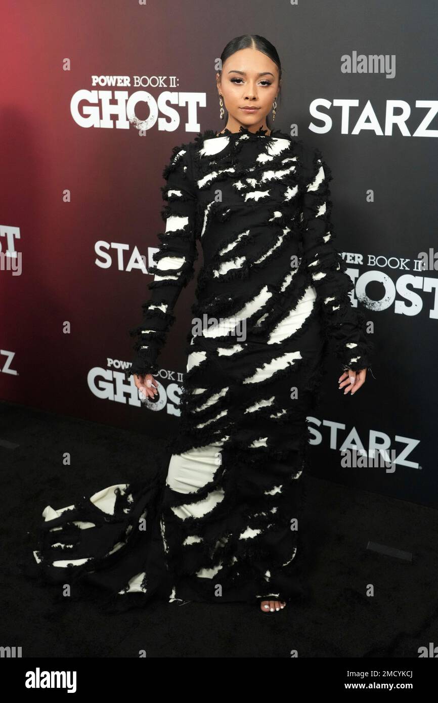 Alix Lapri attends the premiere of the Starz television series "Power ...