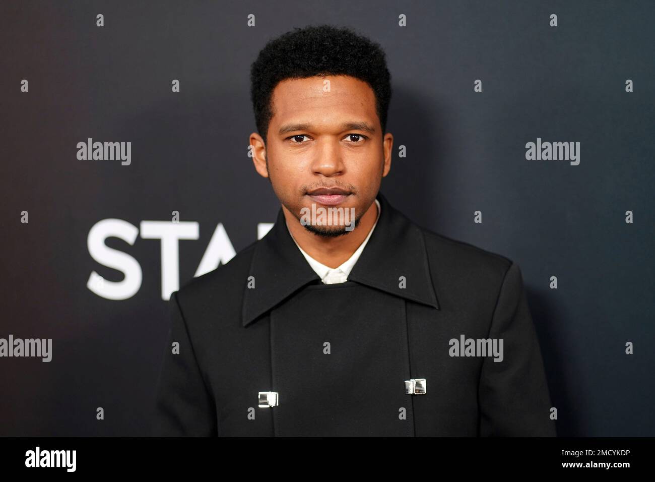 Lovell Adams-Gray attends the premiere of the Starz television series ...