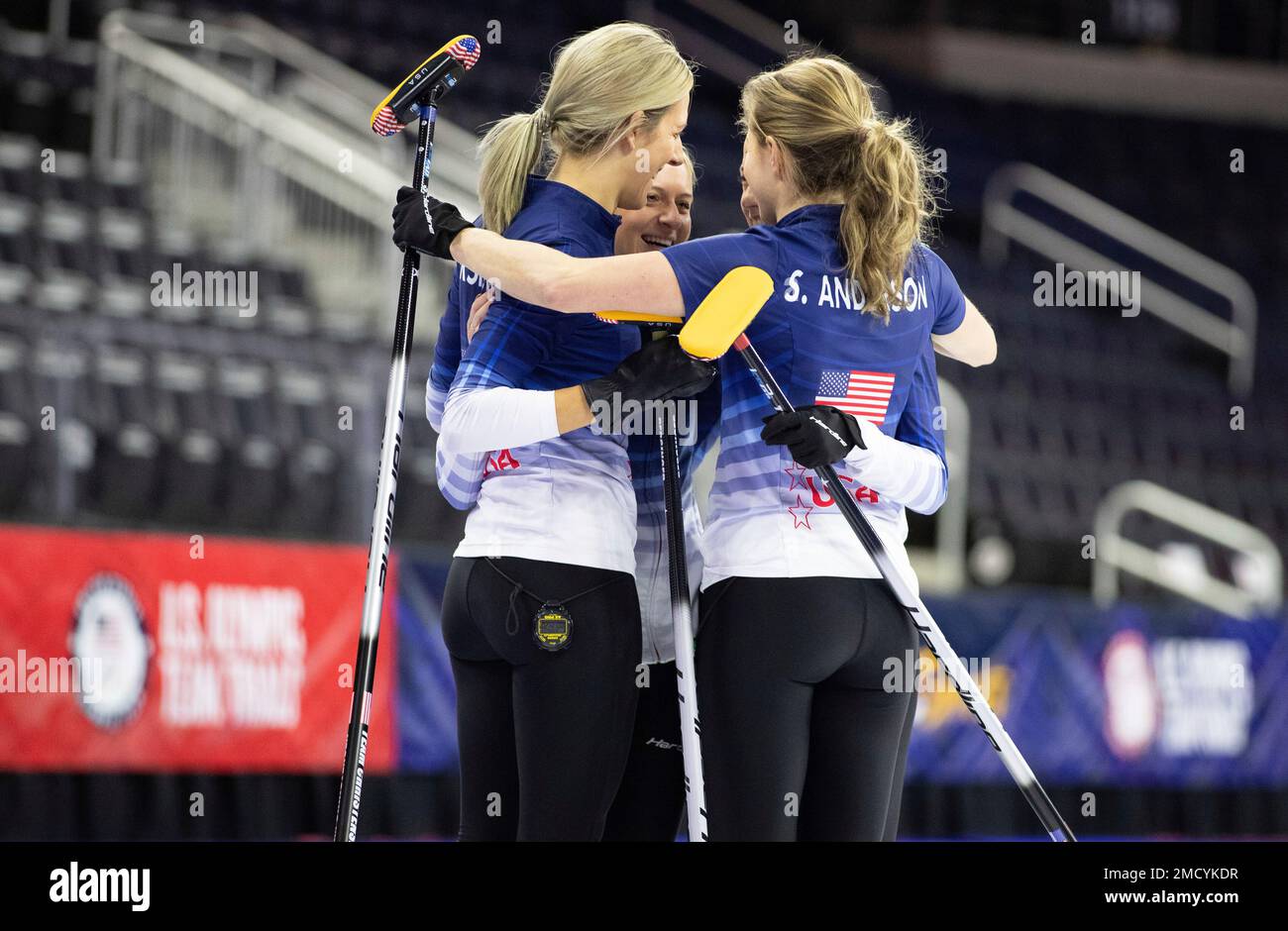 Team Christensen, including Vicky Persinger, from left, Cory ...