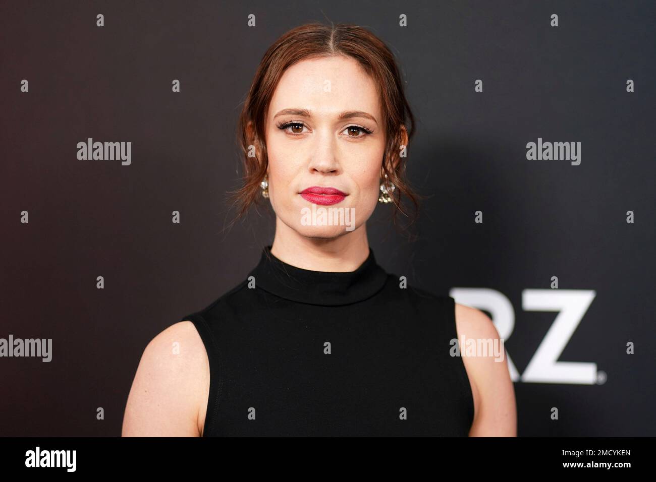 Paton Ashbrook attends the premiere of the Starz television series ...