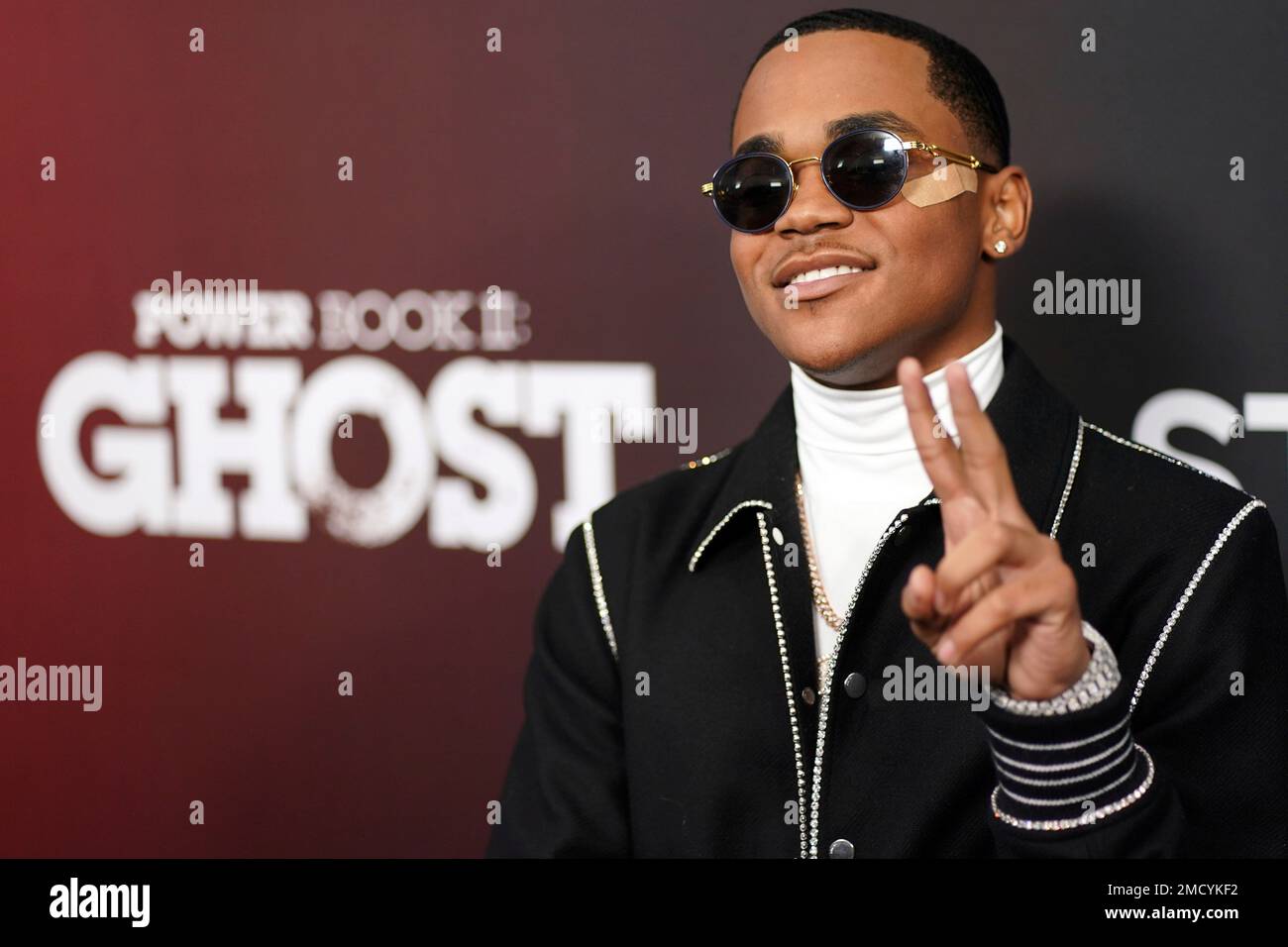 Michael Rainey Jr. attends the premiere of the Starz television series ...