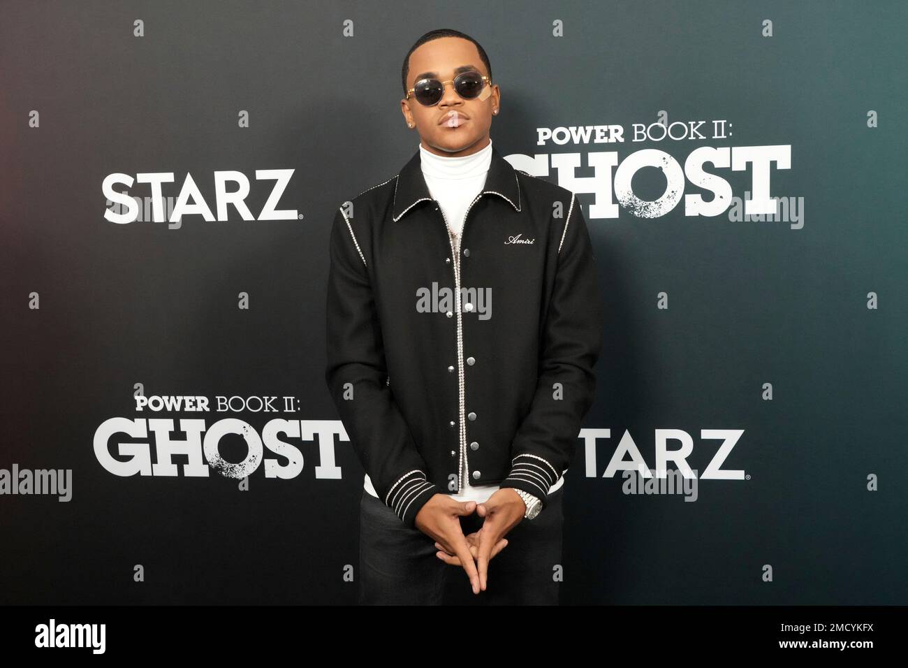 Michael Rainey Jr. attends the premiere of the Starz television series ...