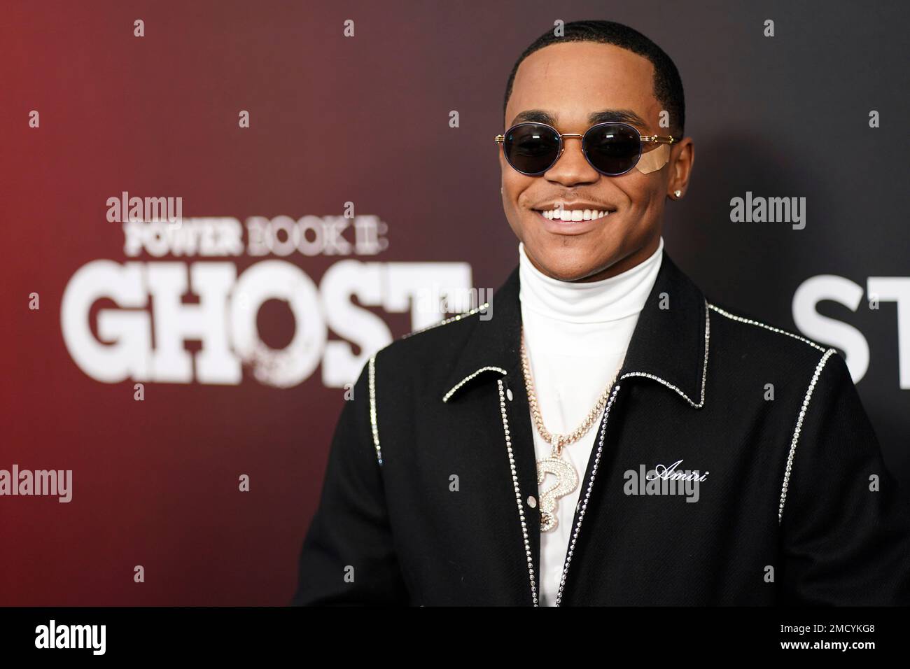 Michael Rainey Jr. attends the premiere of the Starz television series ...