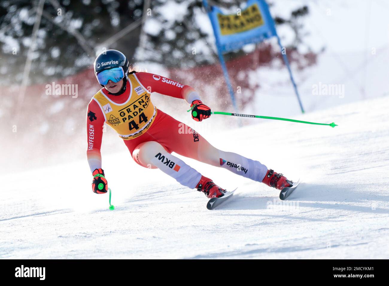 WRIGHT ISABELLA (USA) JENAL STEPHANIE (SUI) during the alpine ski race ...