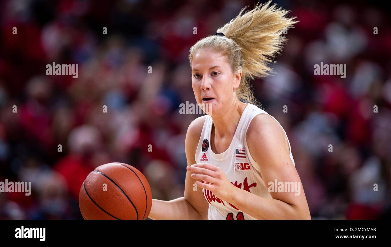 Nebraska guard Ruby Porter (11) dribbles the ball against Creighton in ...