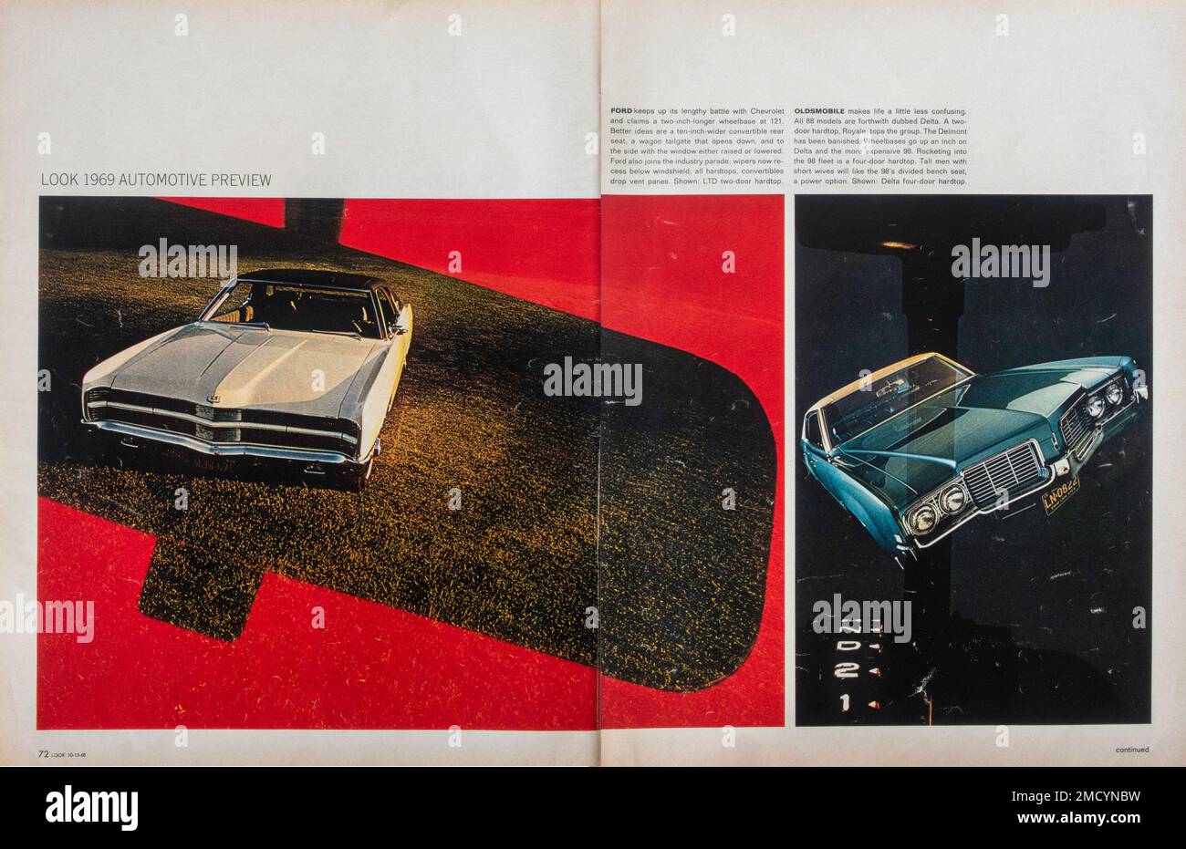 Vintage 15 October 1968 "Look" magazine issue advert, USA Stock Photo ...