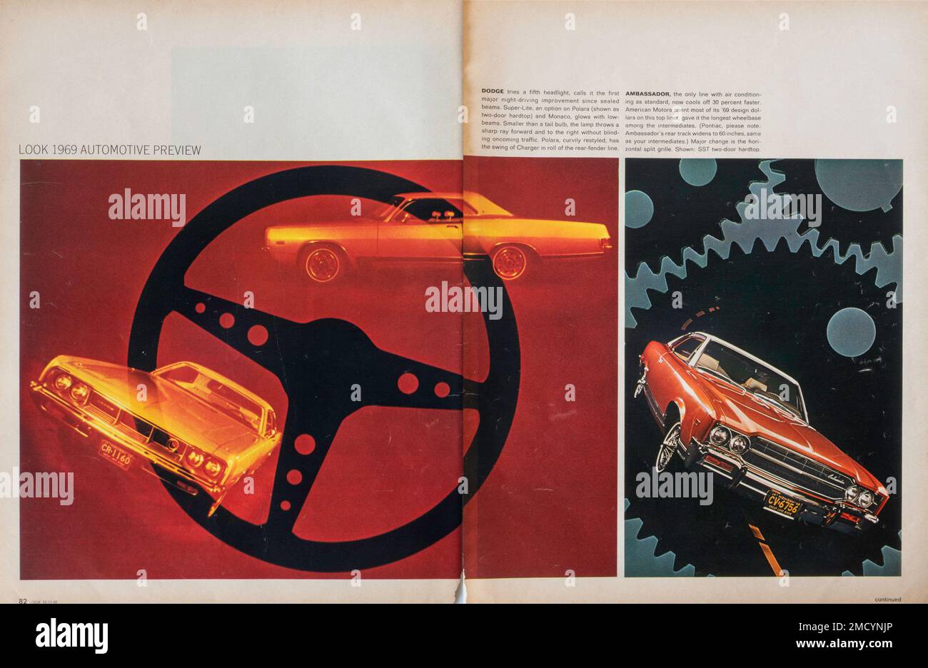 Vintage 15 October 1968 "Look" magazine issue advert, USA Stock Photo ...