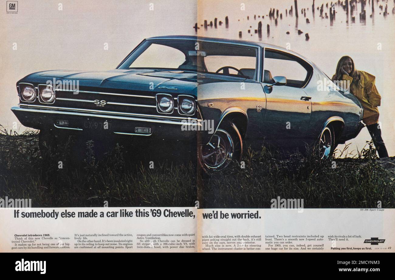 Vintage 15 October 1968 "Look" magazine issue advert, USA Stock Photo ...