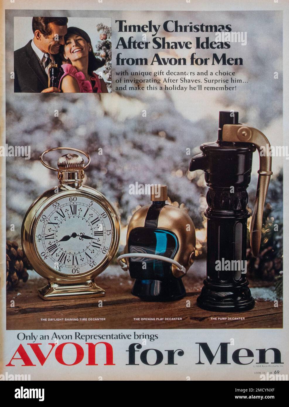 Vintage 15 October 1968 "Look" magazine issue advert, USA Stock Photo ...