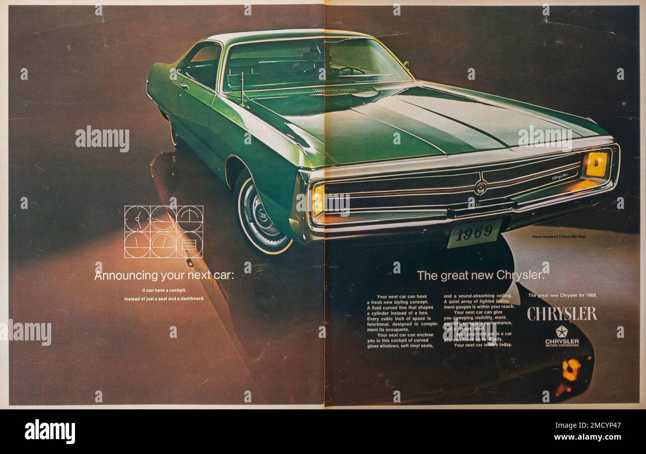 Vintage 15 October 1968 "Look" magazine issue advert, USA Stock Photo ...