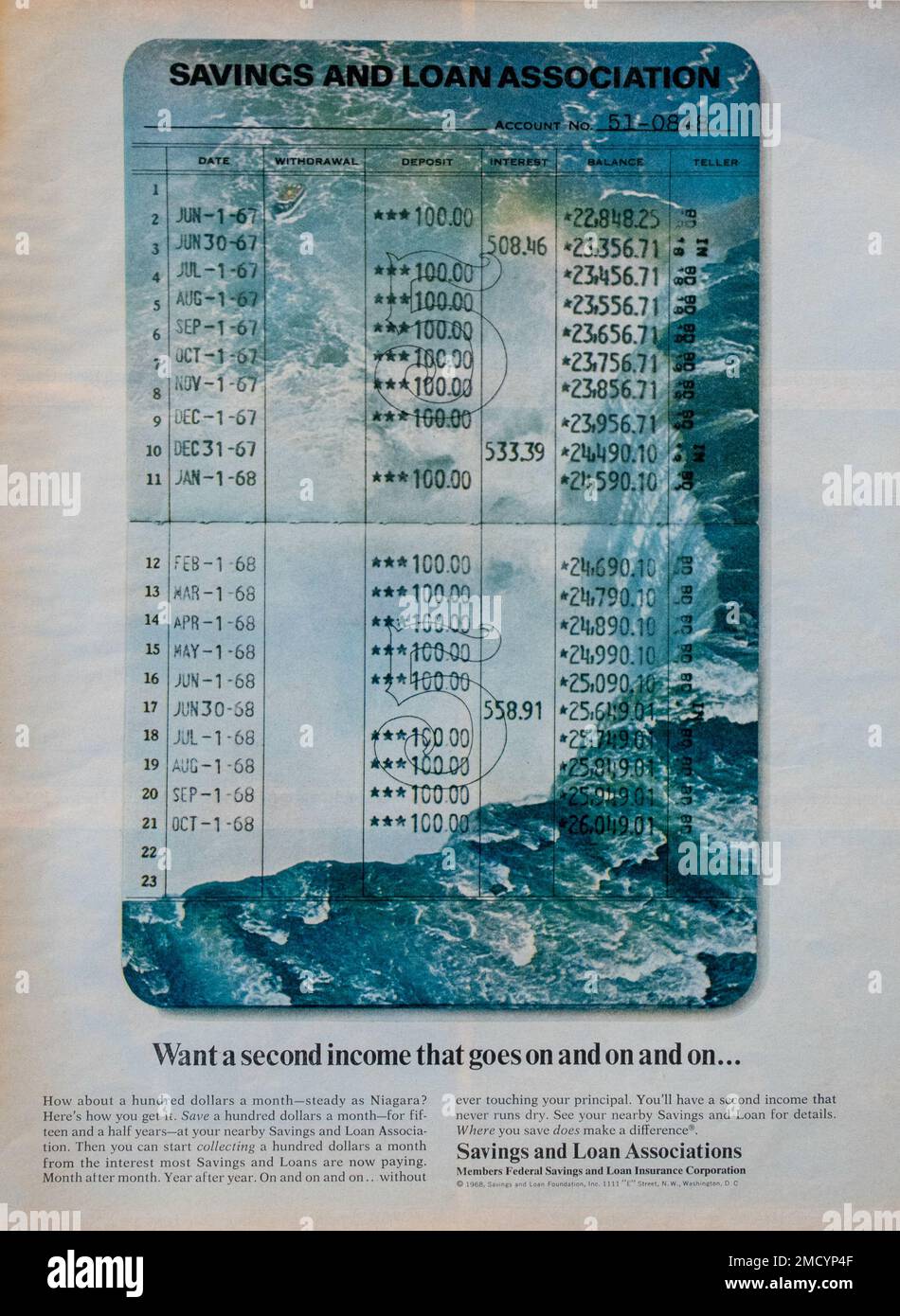 Vintage 15 October 1968 "Look" magazine issue advert, USA Stock Photo ...