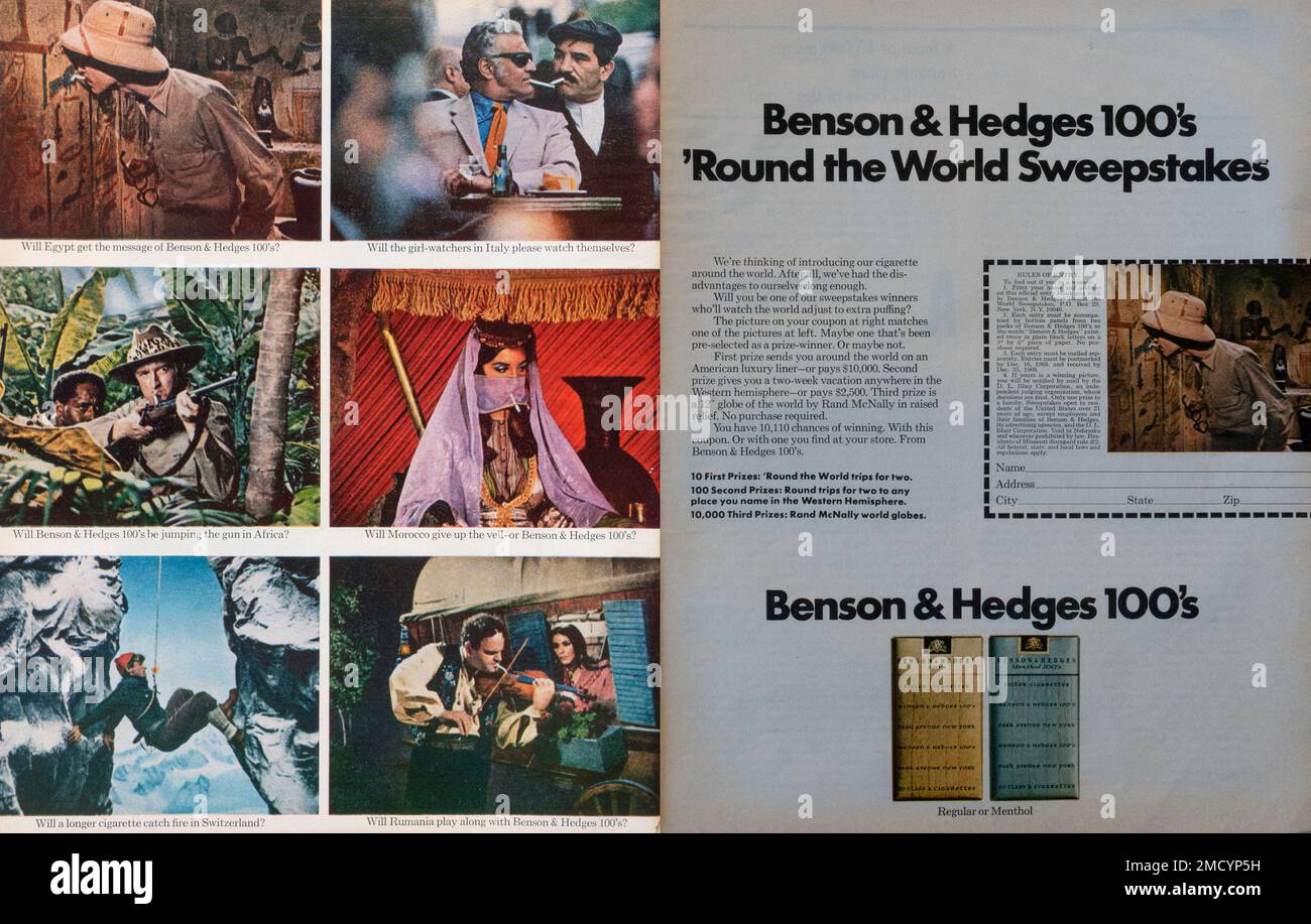 Vintage 15 October 1968 "Look" magazine issue advert, USA Stock Photo ...