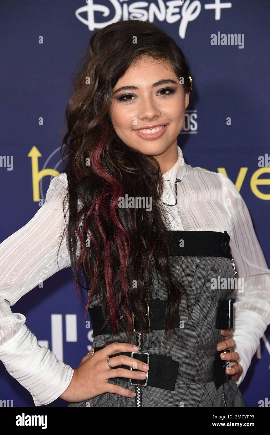 Xochitl Gomez attends the LA premiere of "Hawkeye" at the El Capitan ...