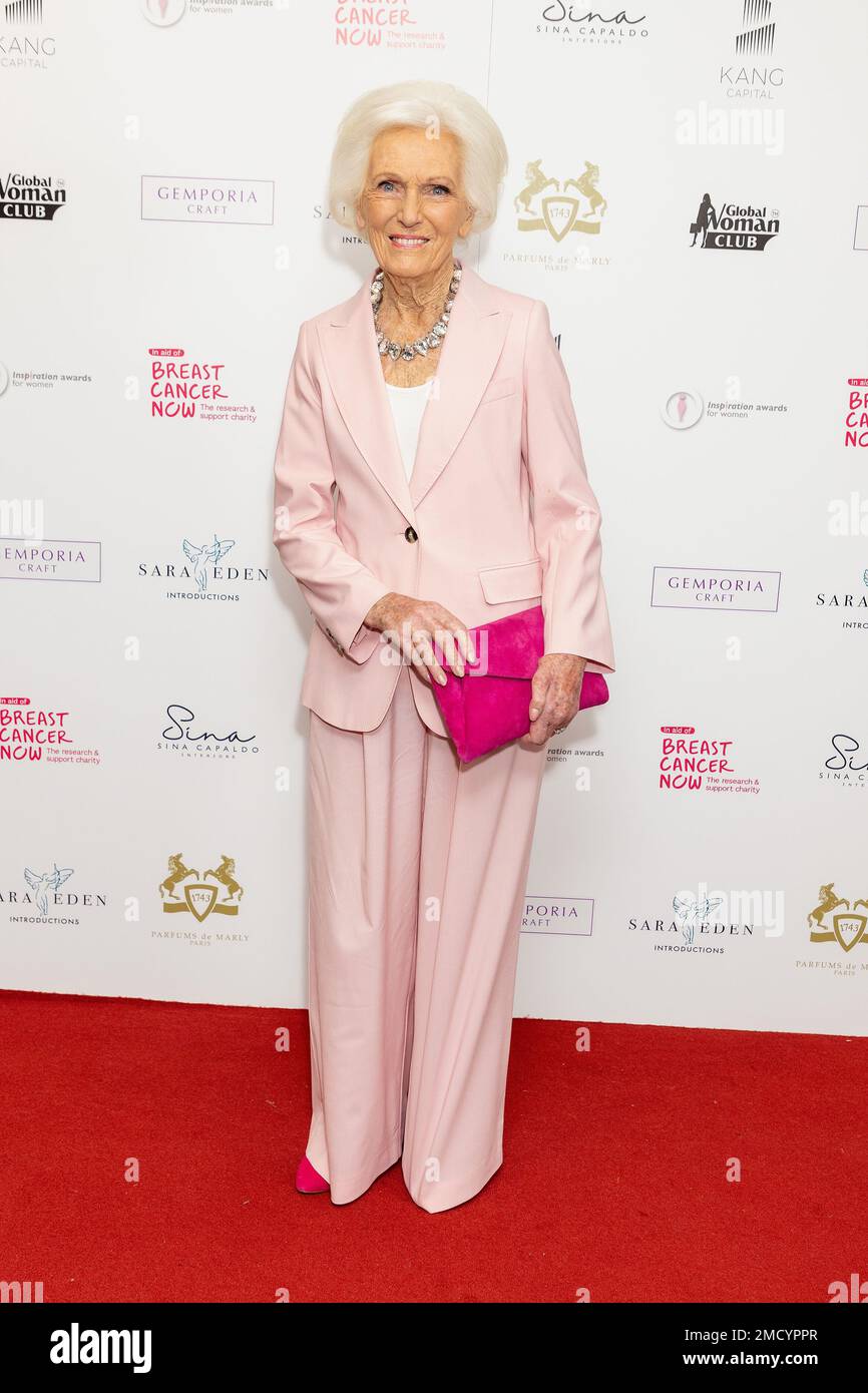 London, UK. 20th Jan, 2023. London, UK. Dame Mary Berry attends the ...