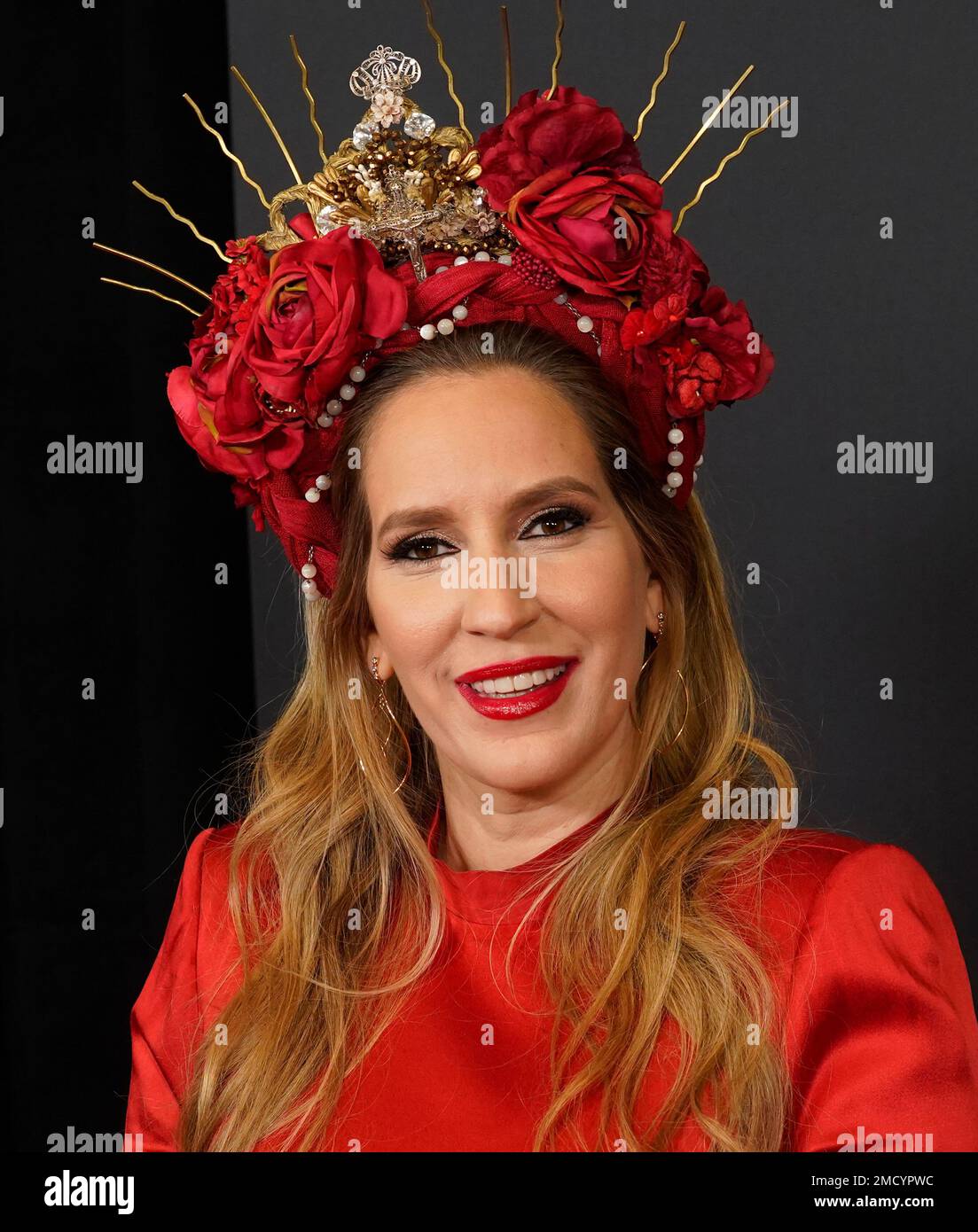 Maria Toledo arrives at the Latin Recording Academy Person of the Year ...