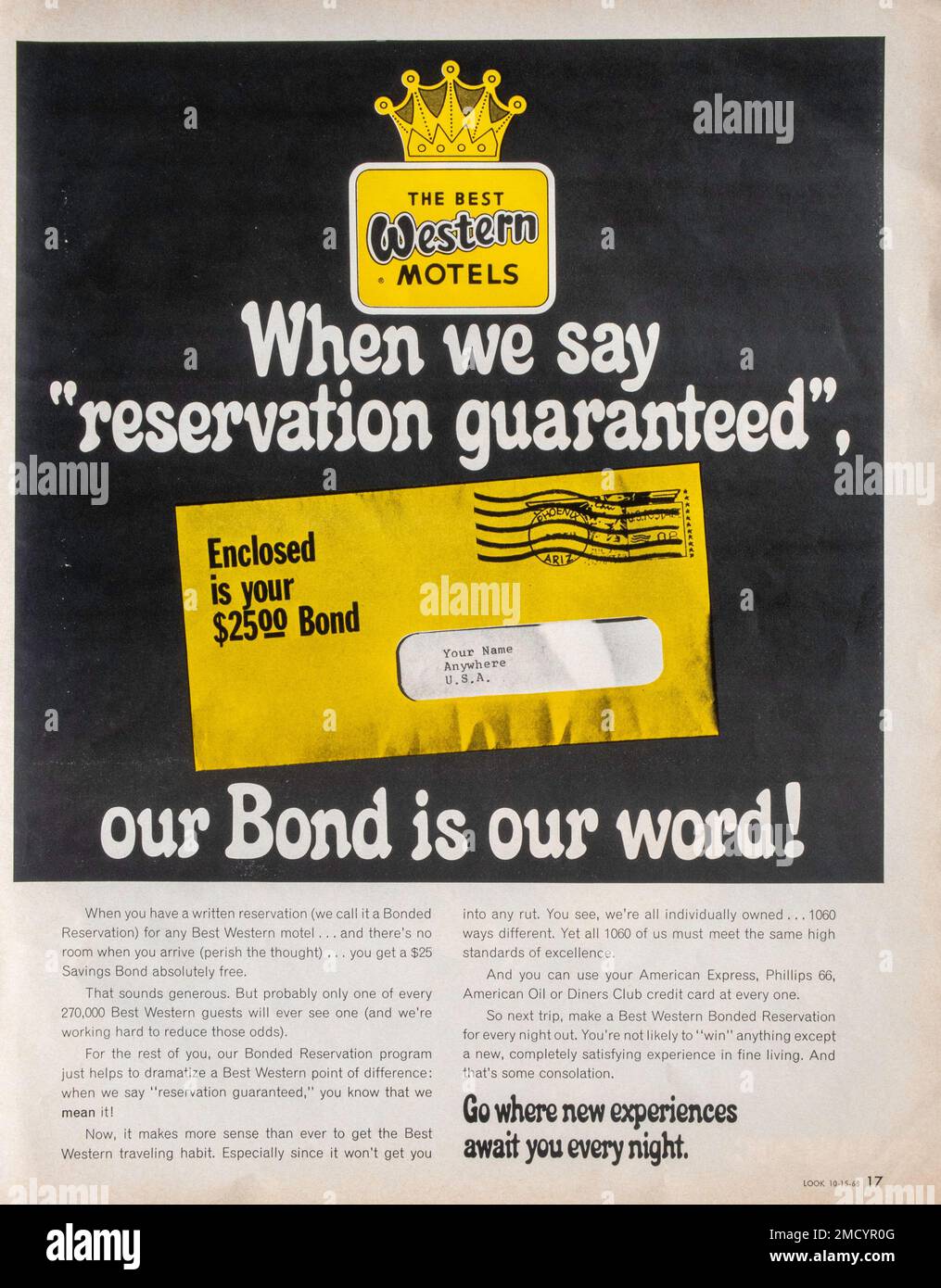 Vintage 15 October 1968 "Look" magazine issue advert, USA Stock Photo ...