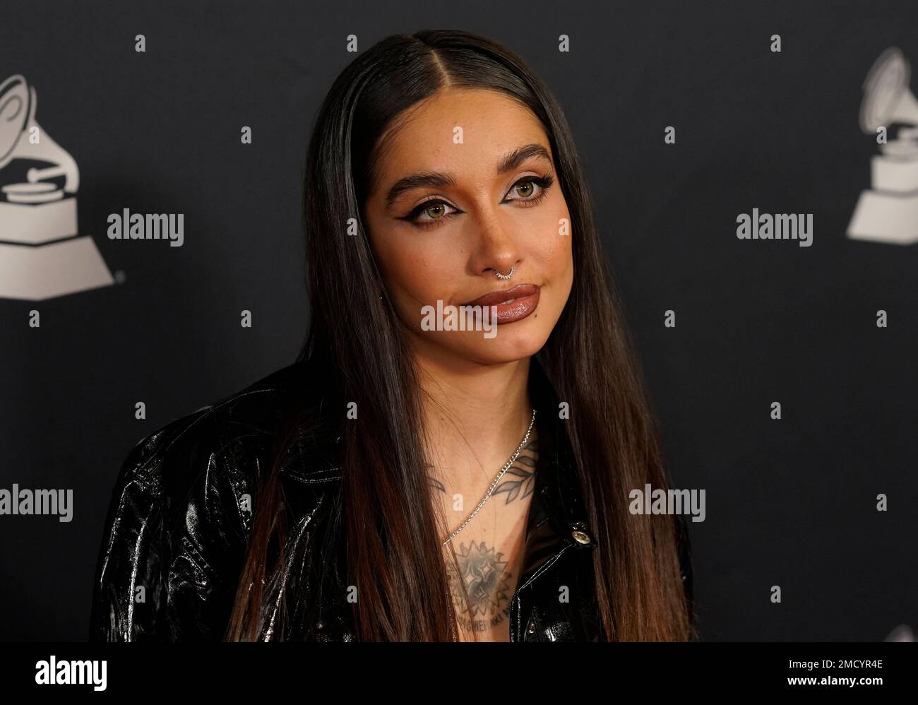 Maria Becerra arrives at the Latin Recording Academy Person of the Year ...