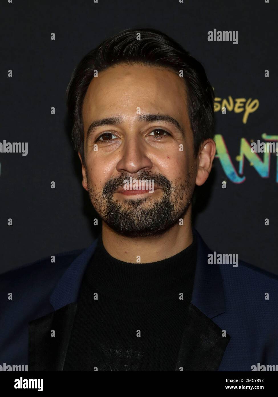 Actor Lin-Manuel Miranda attends the premiere of Disney's "Encanto" at ...