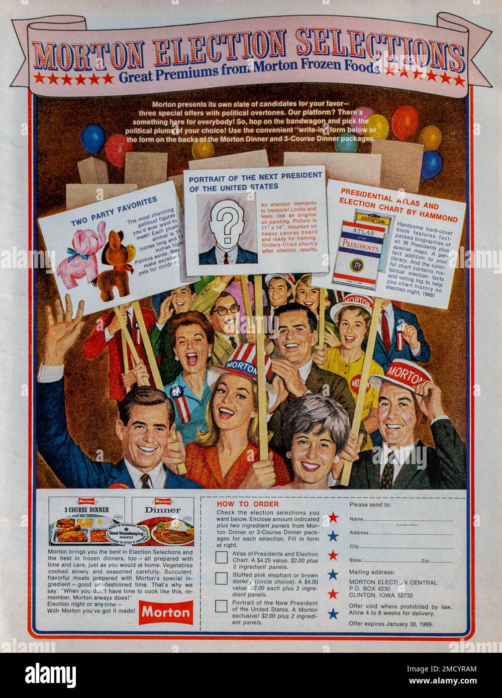 Vintage 15 October 1968 "Look" magazine issue advert, USA Stock Photo ...