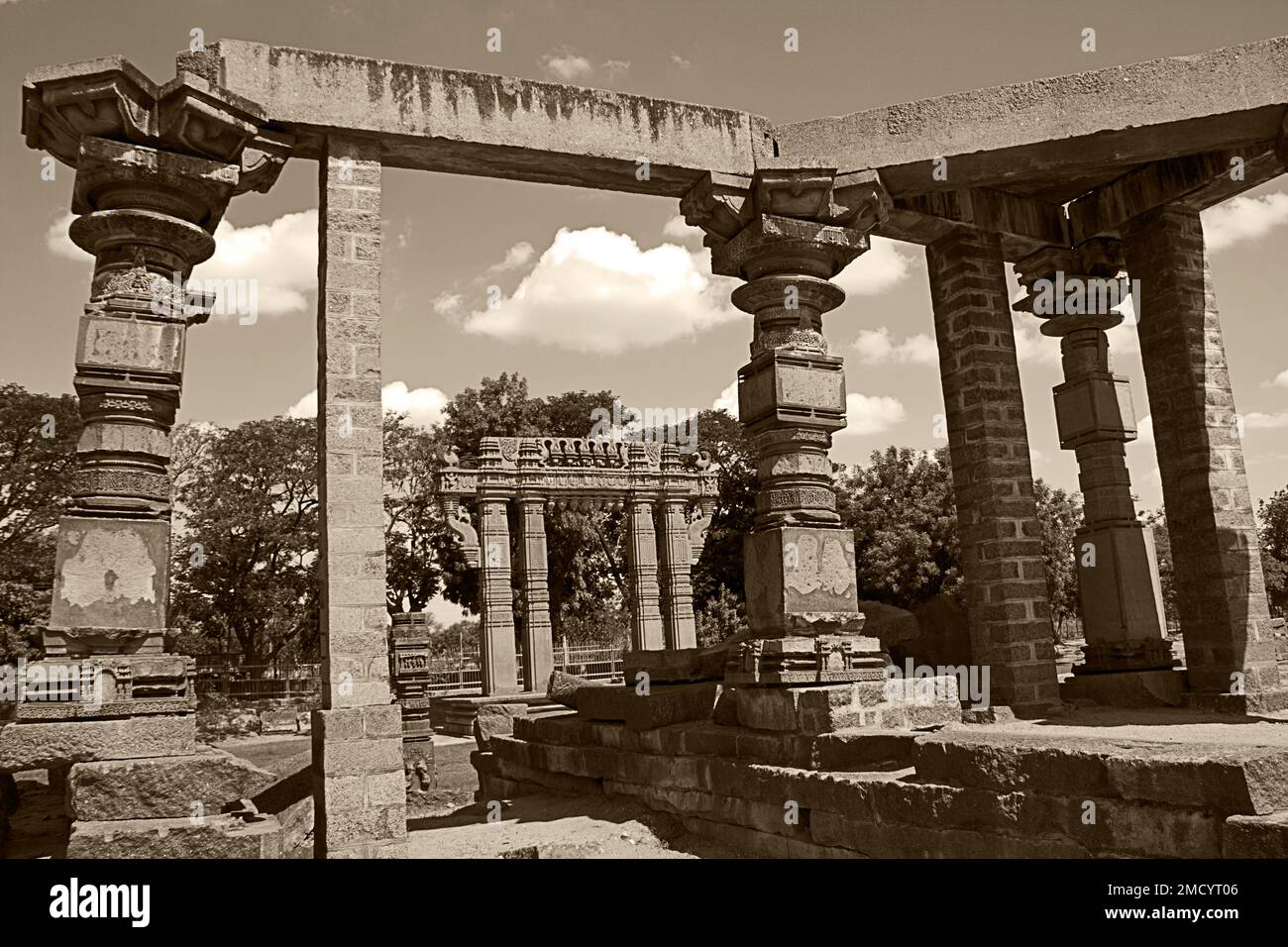 Beautifully carved archways in Warangal reminding of rich heritage and ...