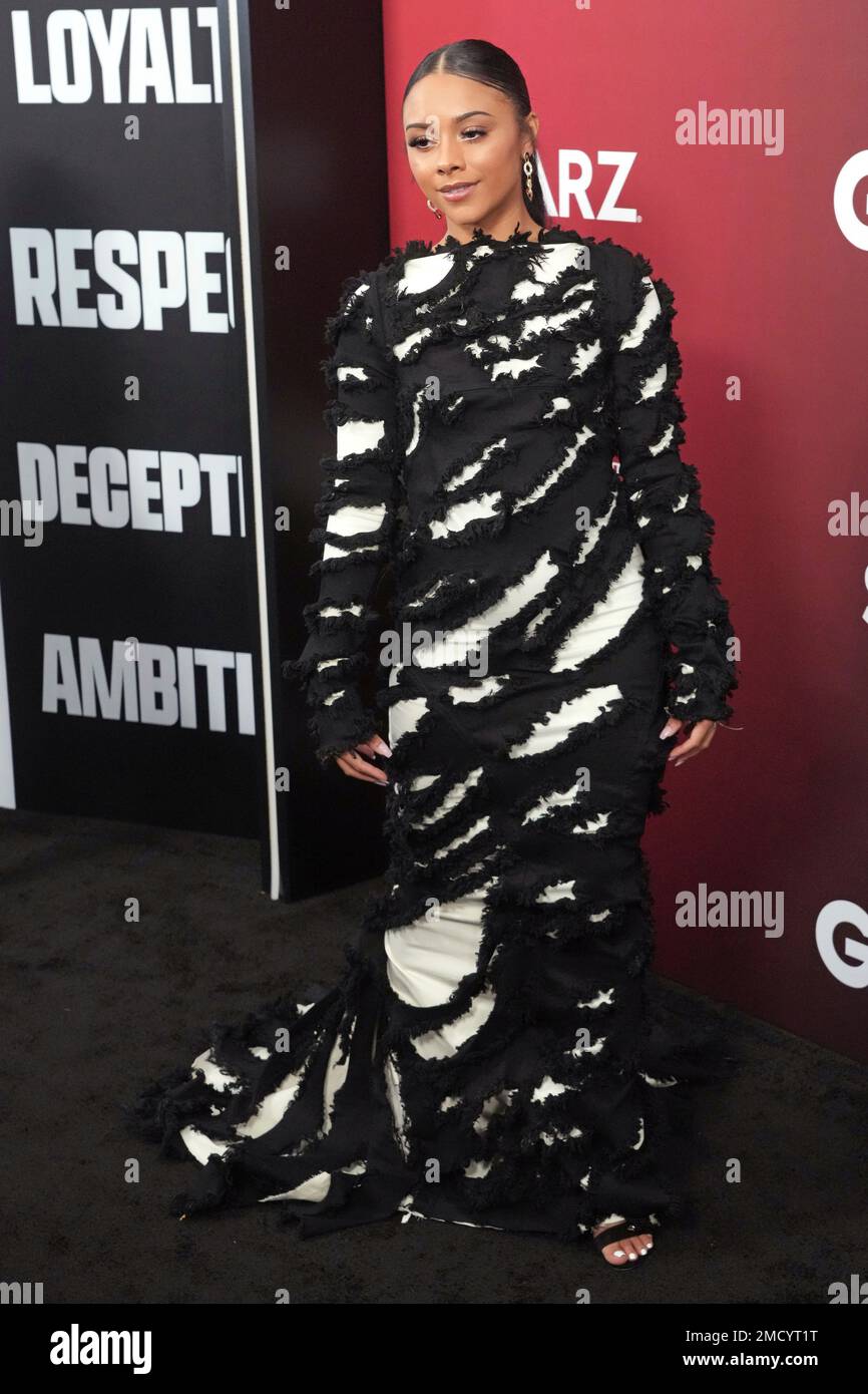 Alix Lapri attends the premiere of the Starz television series "Power ...