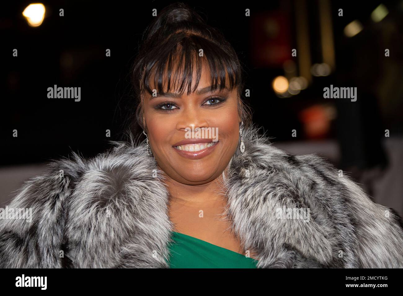 Isha Price poses for photographers upon arrival at the UK Premiere of ...