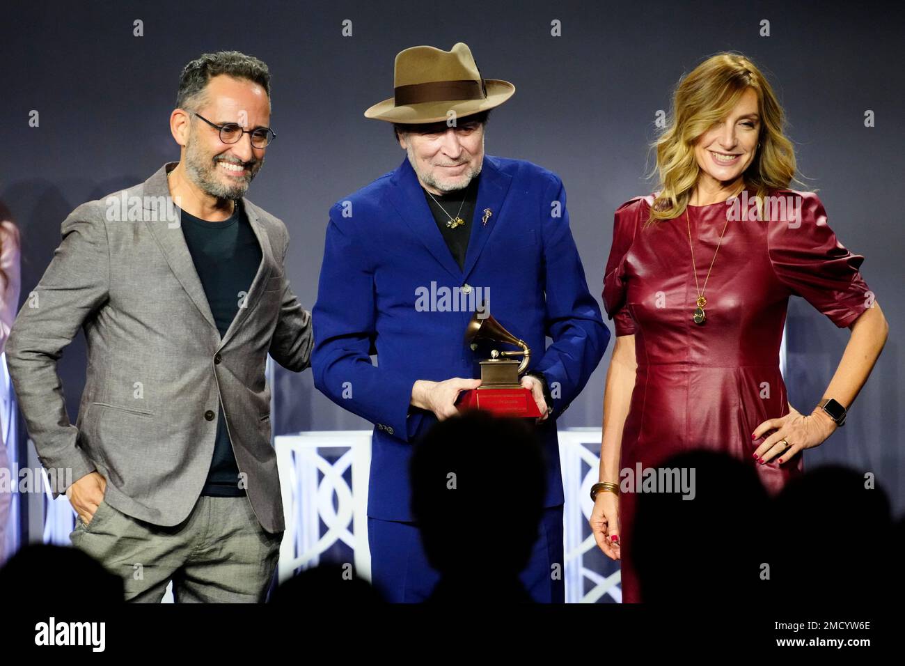 Recording artist Joaquin Sabina receives a lifetime achievement award ...