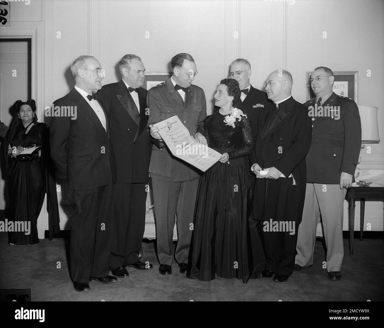 Former Assistant Secretary of Defense Anna M. Rosenberg receives ...