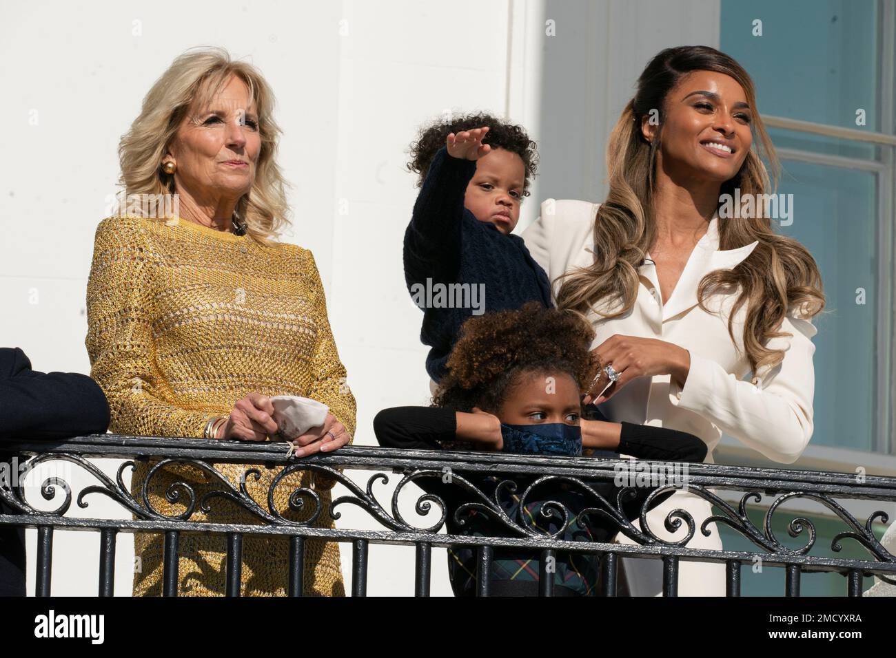 First lady Jill Biden, singer and wife of Seattle Seahawks quarterback ...