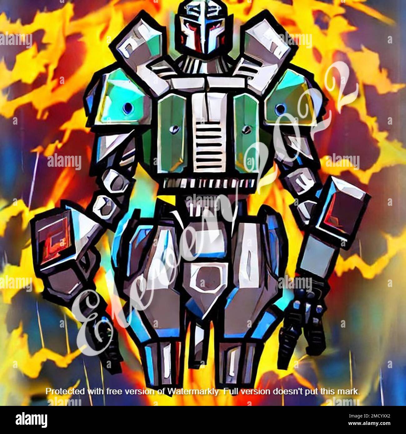 Transformer painting hi-res stock photography and images - Alamy