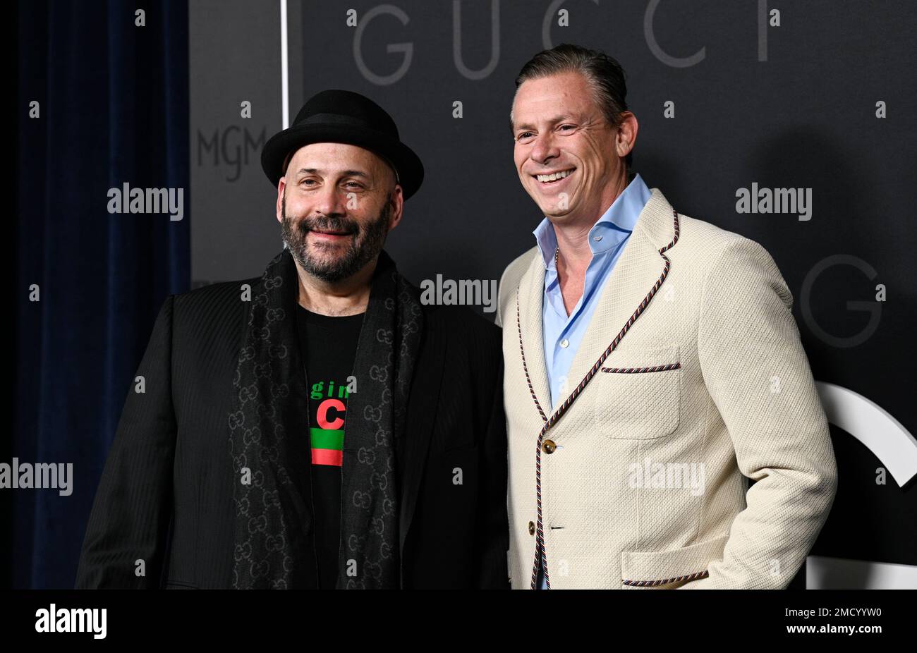 Producers Aaron L. Gilbert, left, and Jason Cloth attend the premiere ...