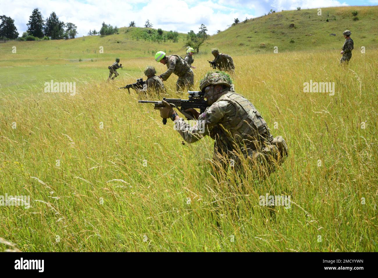 British Army Officer Cadets with The Royal Military Academy Sandhurst ...