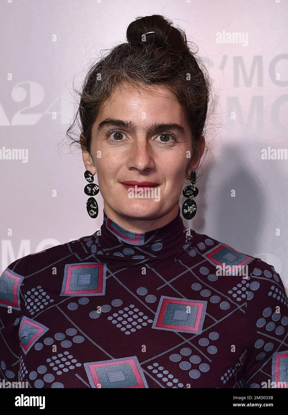 Gaby Hoffmann arrives at a special screening of "C'mon C'mon" at Fine Arts Theater on Tuesday ...
