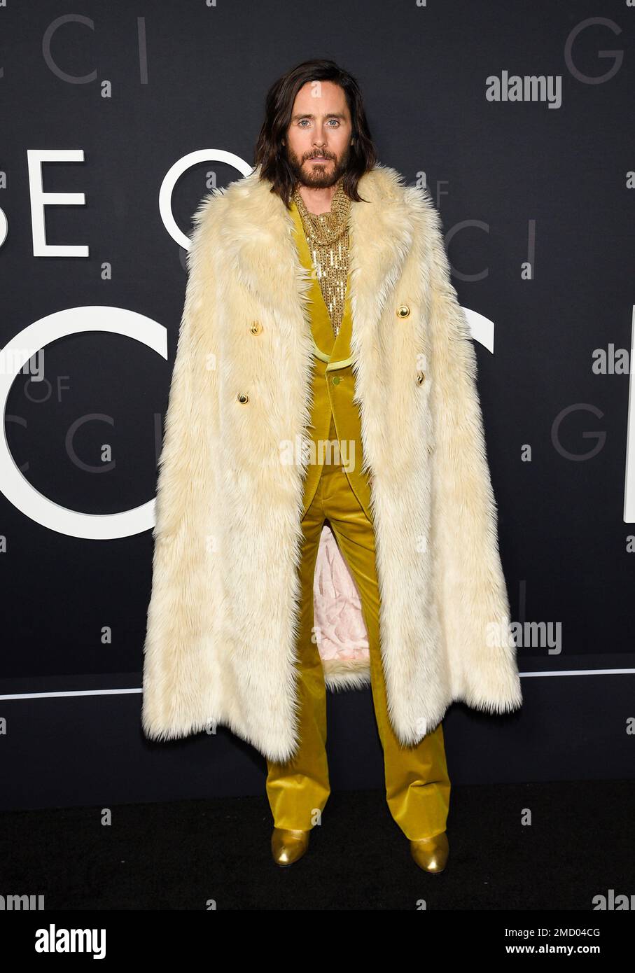Jared Leto attends the premiere of "House of Gucci" at Rose Theater at ...
