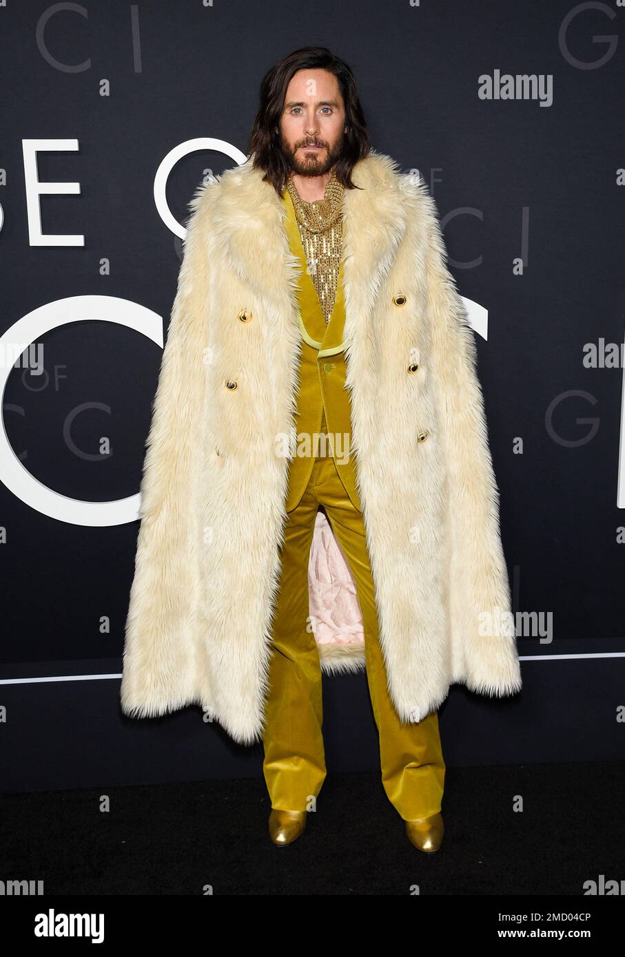 Jared Leto attends the premiere of "House of Gucci" at Rose Theater at ...