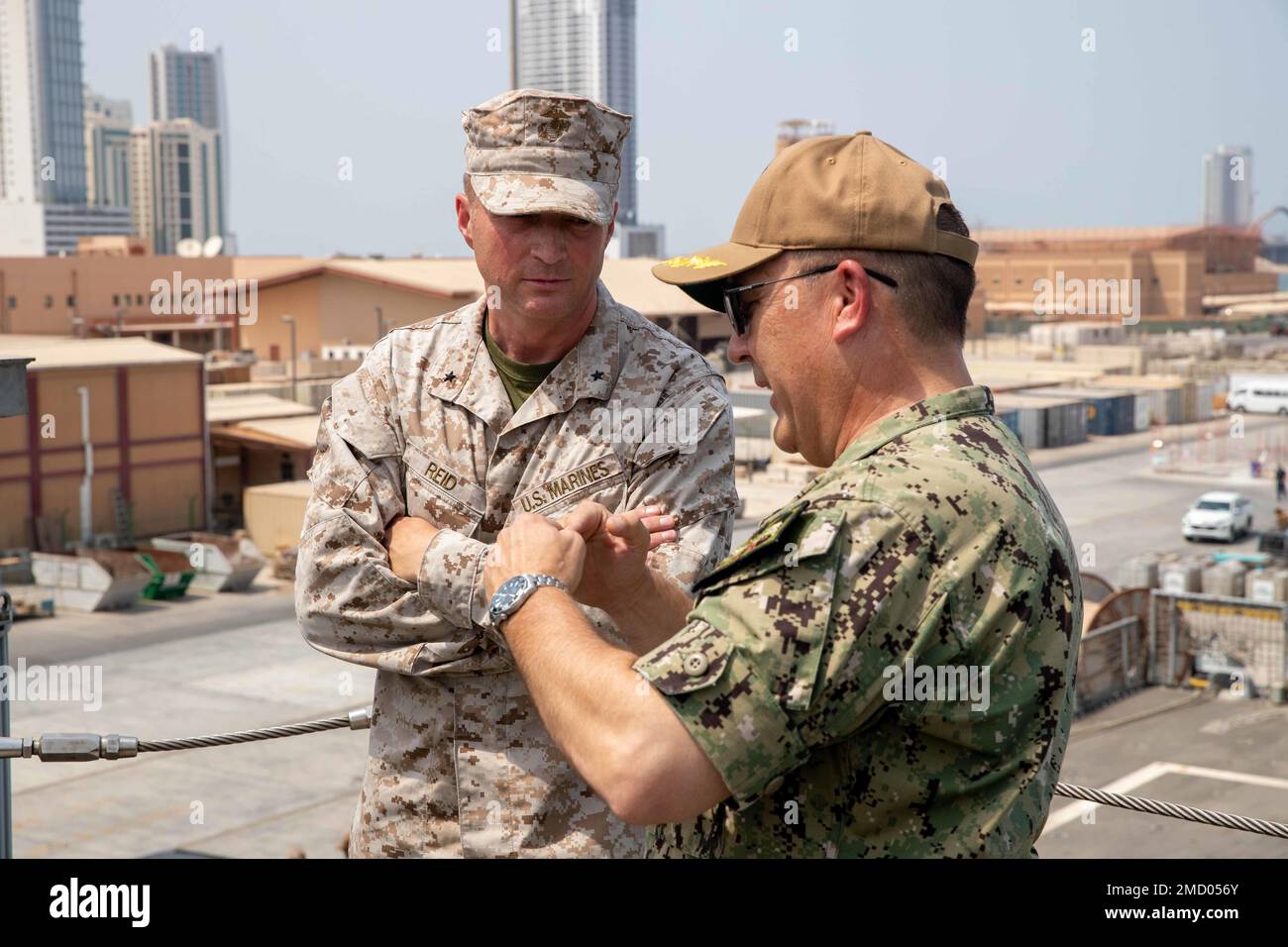 220711-N-NR343-1136 NAVAL SUPPORT ACTIVITY BAHRAIN (July 11, 2022) Cmdr ...