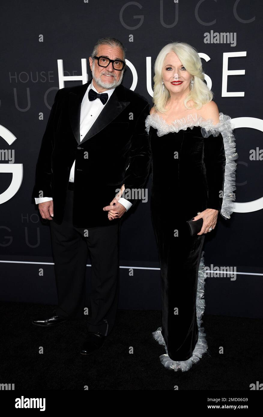 Joe Germanotta, left, and ACynthia Germanotta attend the premiere of ...