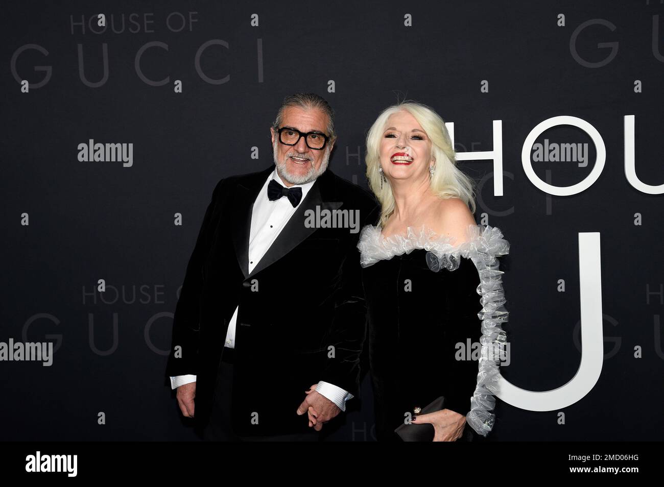 Joe Germanotta, left, and ACynthia Germanotta attend the premiere of ...
