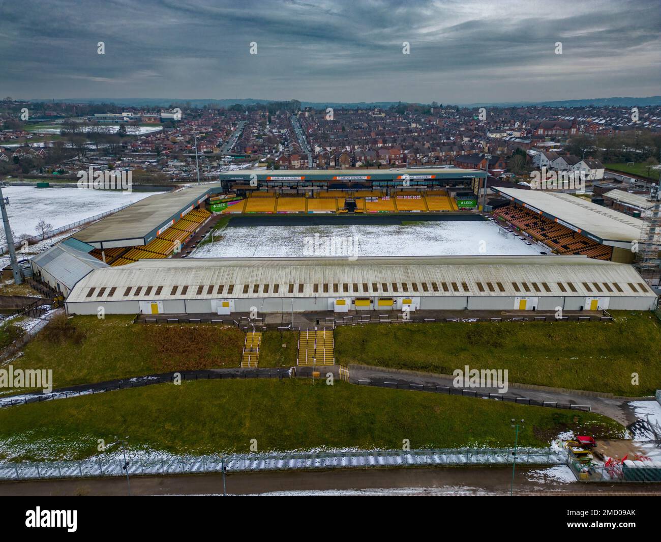 Vale park stadium aerial hi-res stock photography and images - Alamy