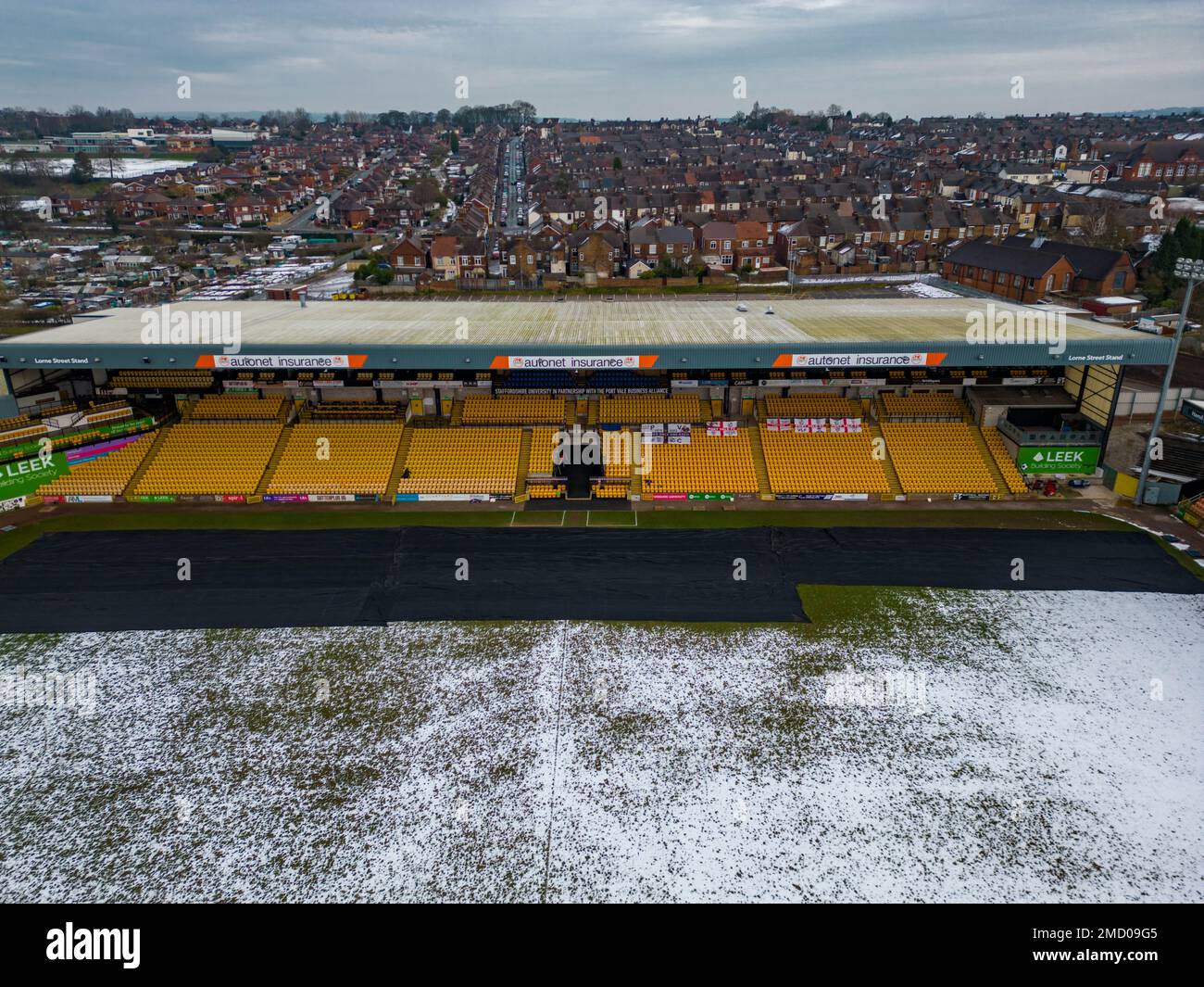 Vale park stadium aerial hi-res stock photography and images - Alamy