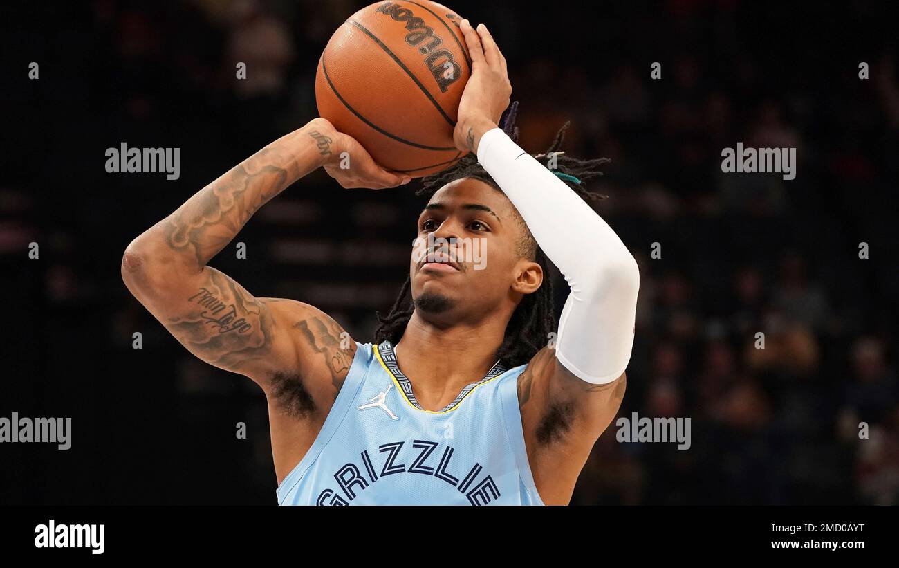 Memphis Grizzlies' Ja Morant (12), plays against the Phoenix Suns ...