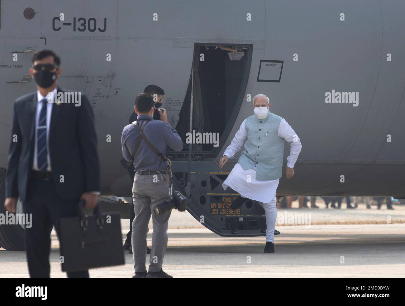 Indian Prime Minister Narendra Modi arrives for the inauguration of the ...