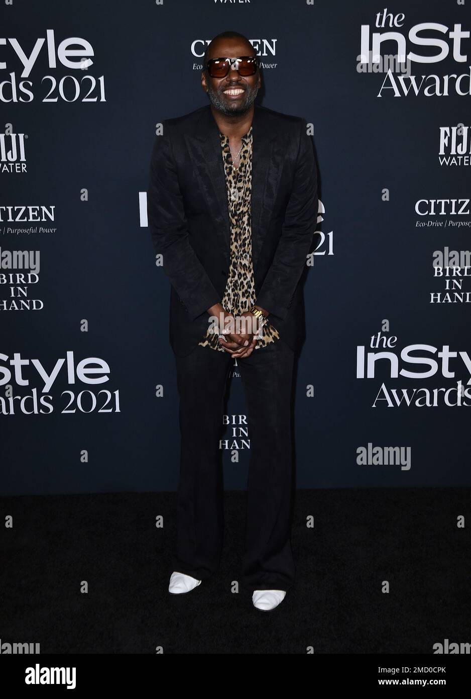 Stephen Galloway arrives at the 2021 InStyle Awards at The Getty Center ...