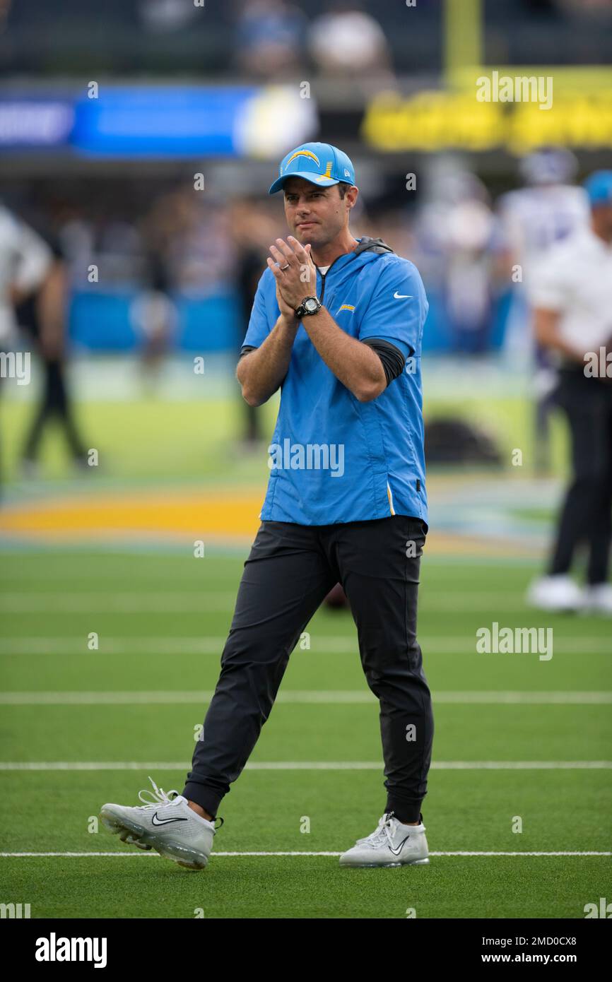 Los Angeles Chargers head coach Brandon Staley before an NFL football ...