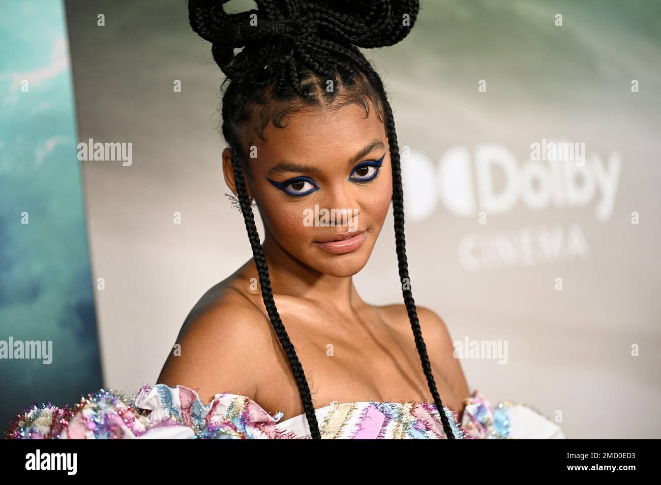 Celeste O'Connor attends the premiere of "Ghostbusters: Afterlife" at ...