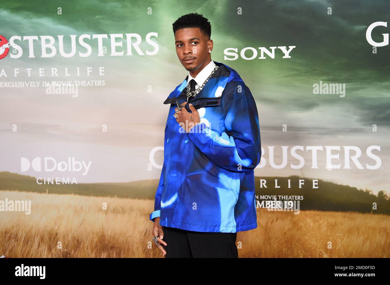 Bret Gray attends the premiere of "Ghostbusters: Afterlife" at AMC ...