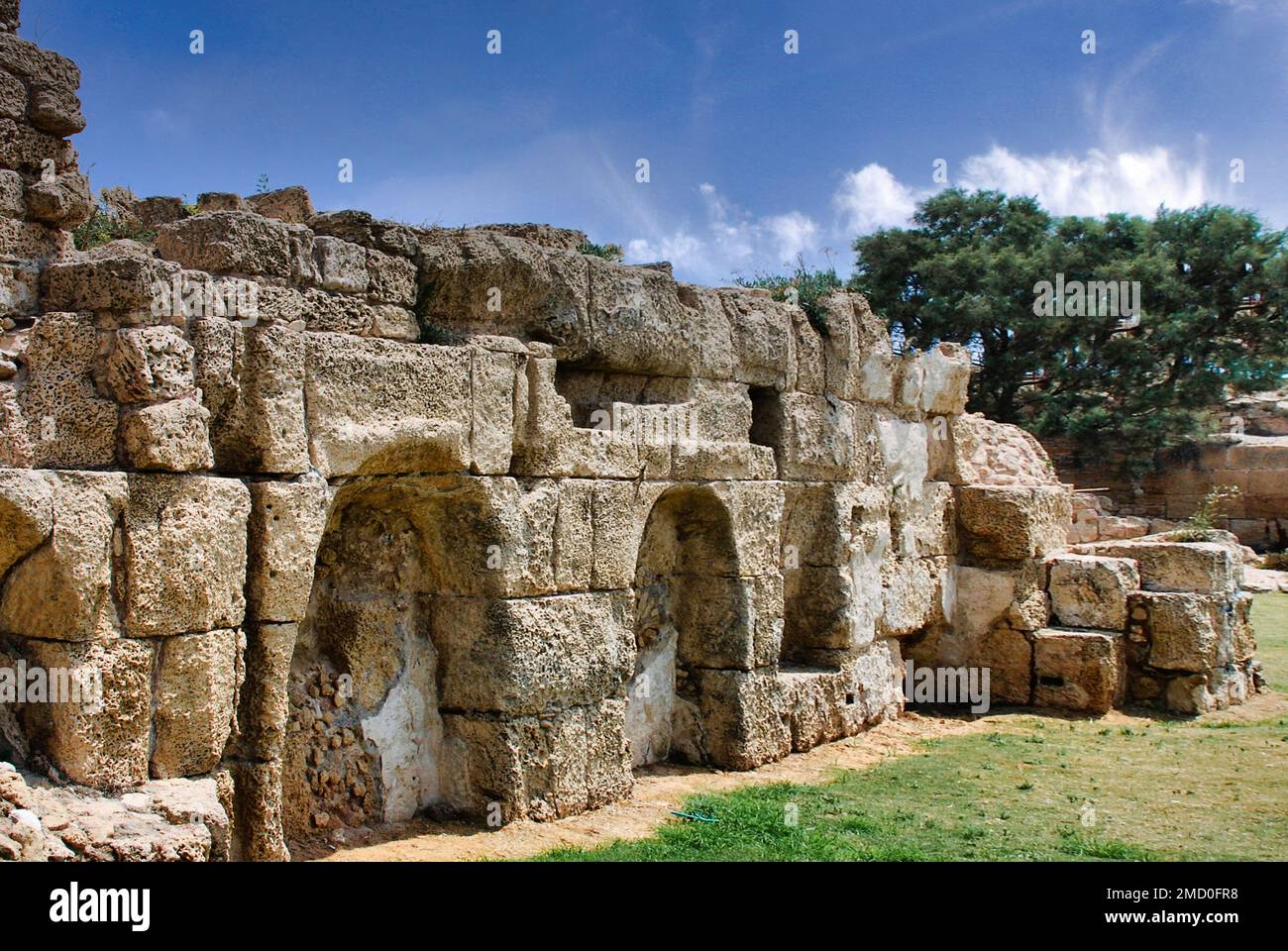 Caesarea Maritima (Israel) is a port city founded by Herod the Great in ...